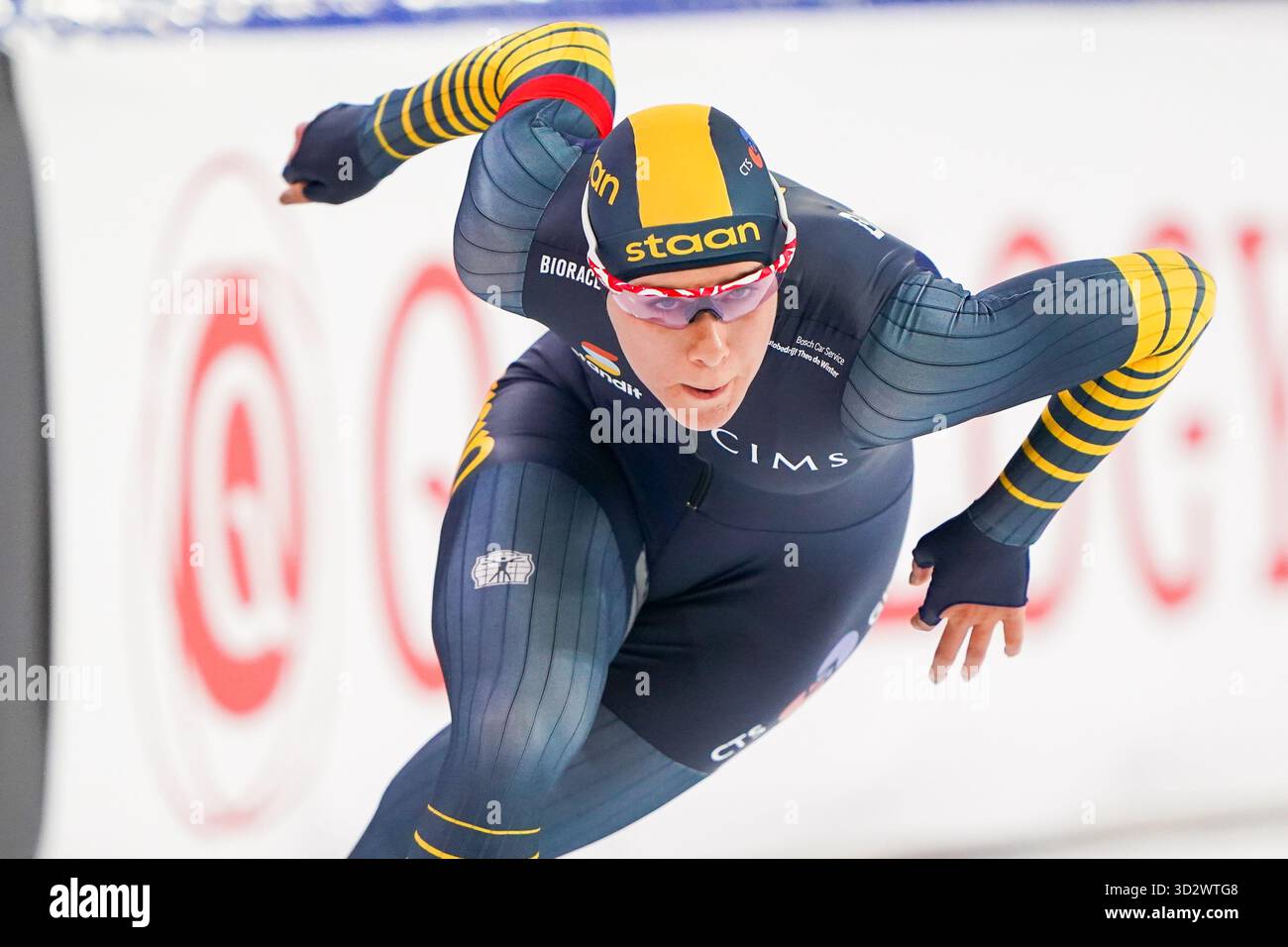 HEERENVEEN, NETHERLANDS - NOVEMBER 2: Anna Boersma of Team Staan CTS ...