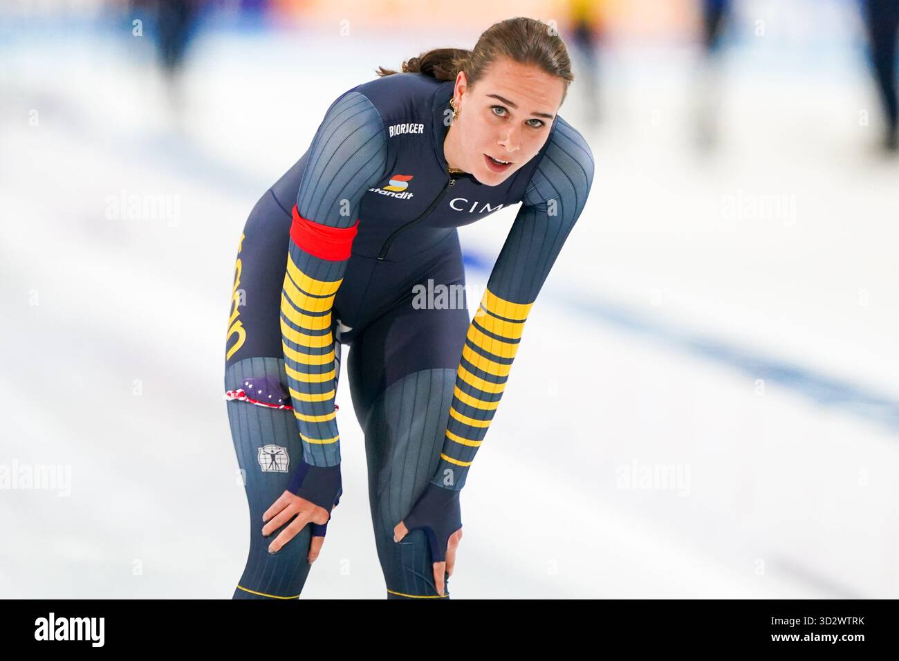 HEERENVEEN, NETHERLANDS - NOVEMBER 2: Anna Boersma of Team Staan CTS ...