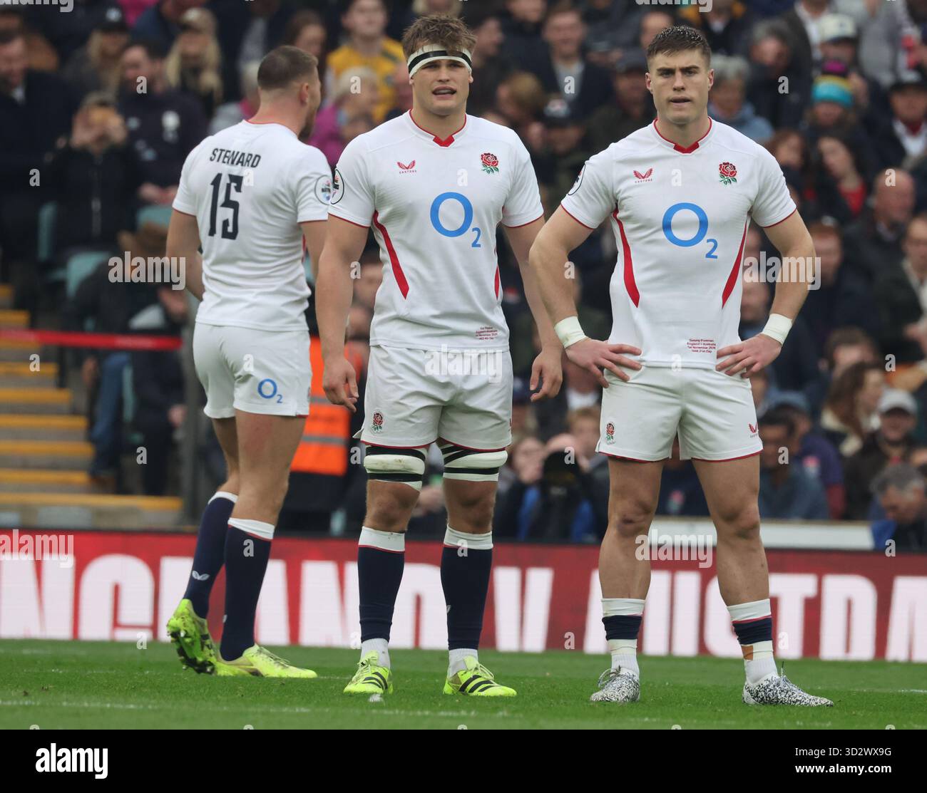 L-R England's Guy Pepper(Bath Rugby) and England's Tommy Freeman ((Bath ...