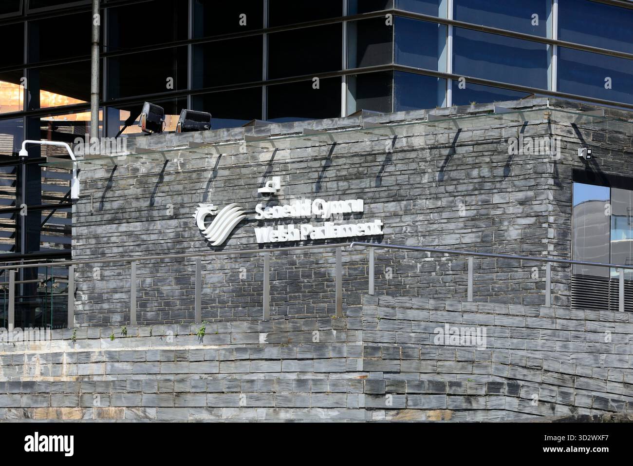 The Welsh Parliament/ Senedd Cymru building, Cardiff Bay, South Wales ...