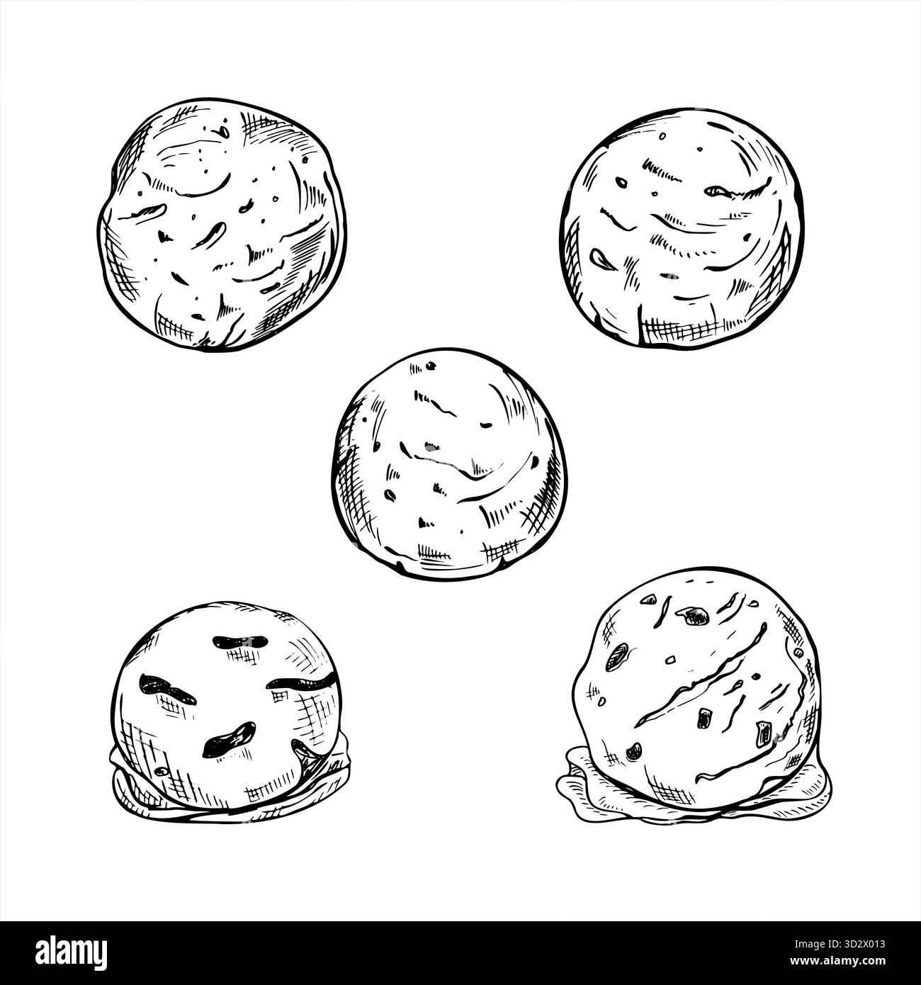 Strawberry drawing hand painted Stock Vector Images - Alamy