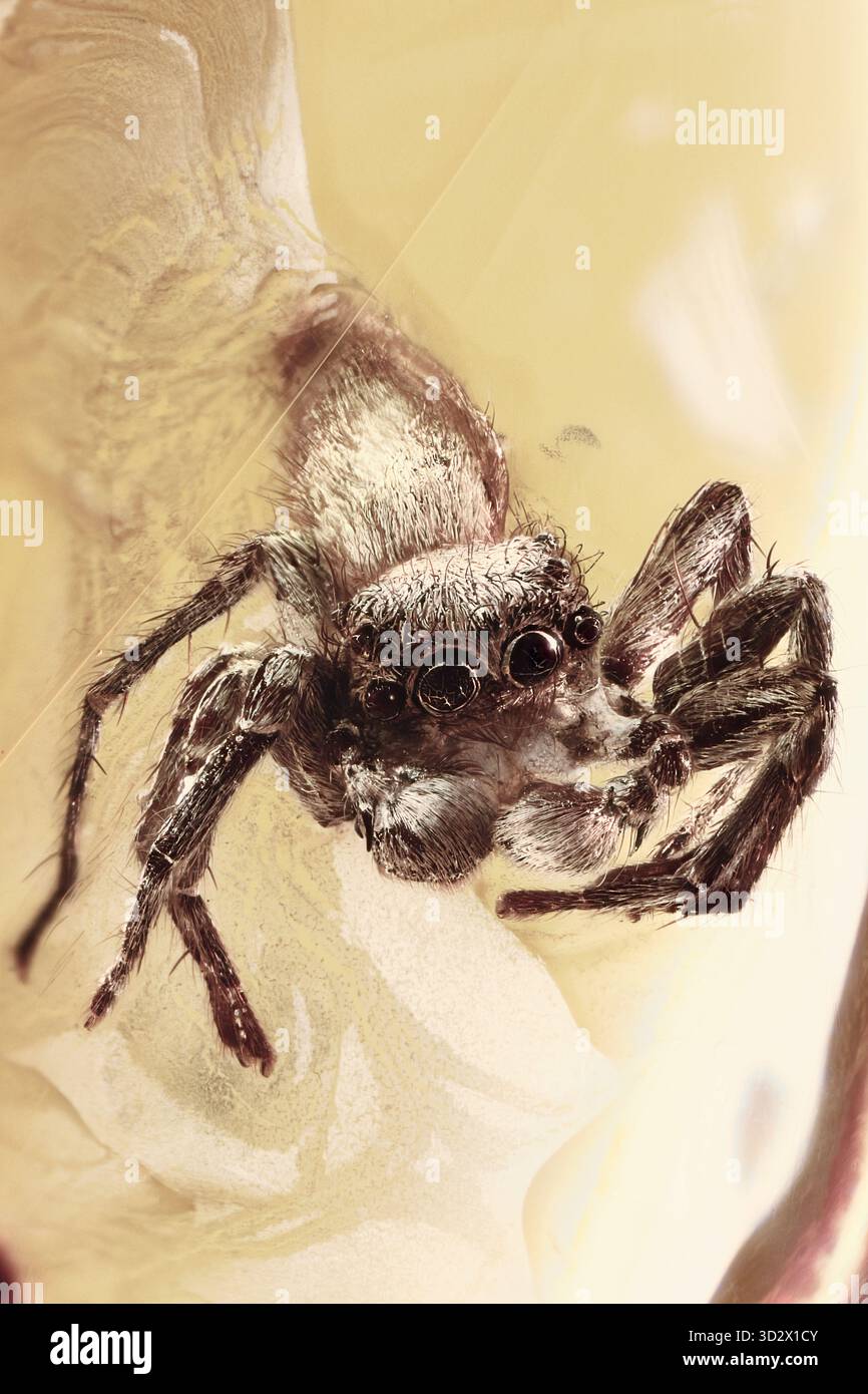 Jumping spider fossil hi-res stock photography and images - Alamy