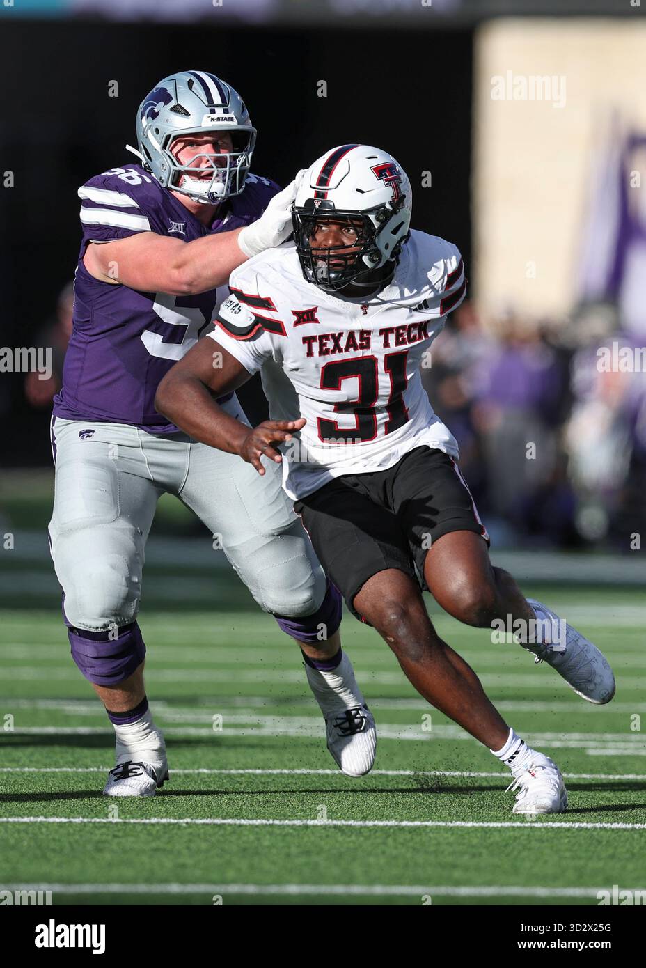MANHATTAN, KS - NOVEMBER 01: Texas Tech Red Raiders linebacker David ...