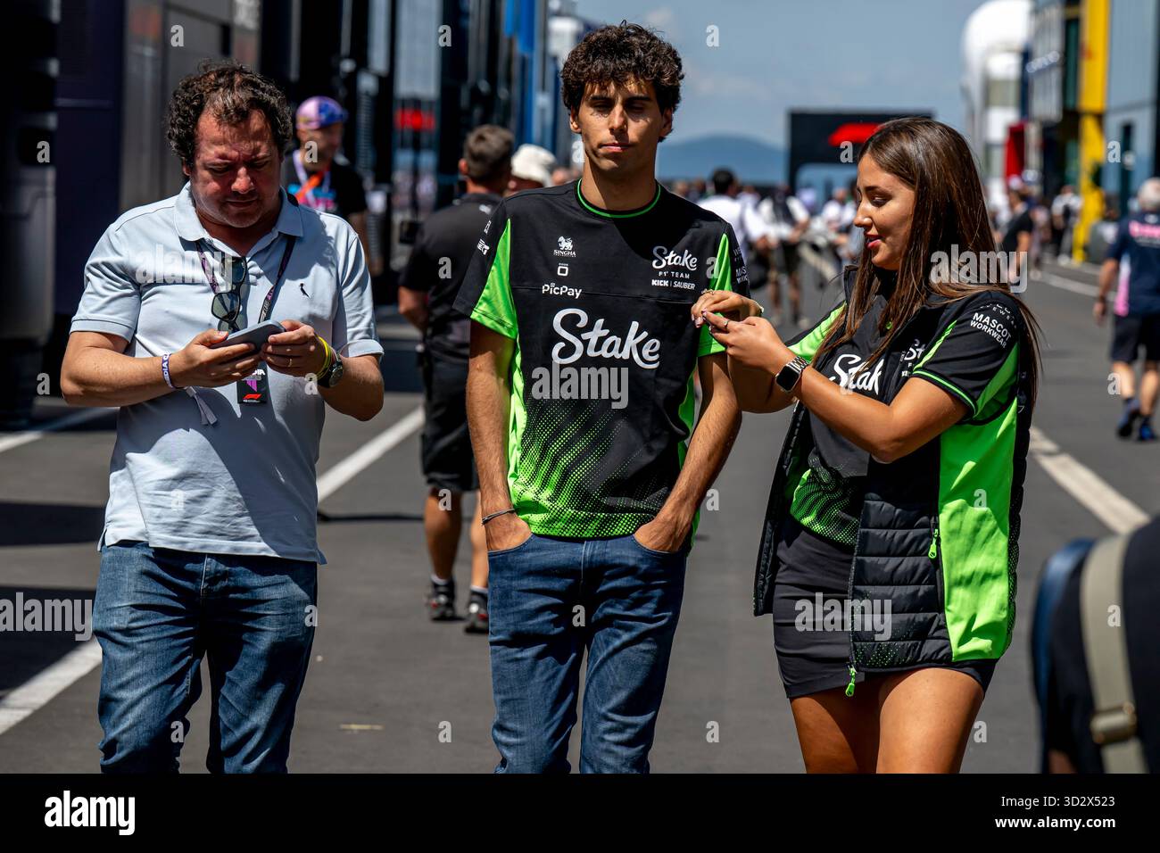 Mogyorod, Hungary, 31 Jul 2025, Gabriel Bortoleto, from Brazil competes ...