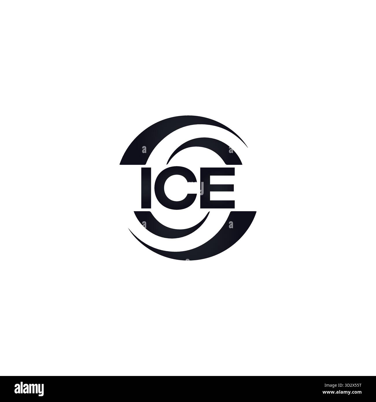 ICE set ,ICE logo. K C A design. White ICE letter. ICE, K C A letter ...