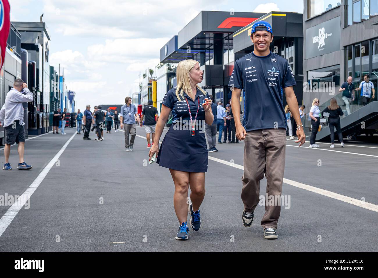 Mogyorod, Hungary, 31 Jul 2025, Alex Albon, from Thailand competes for ...