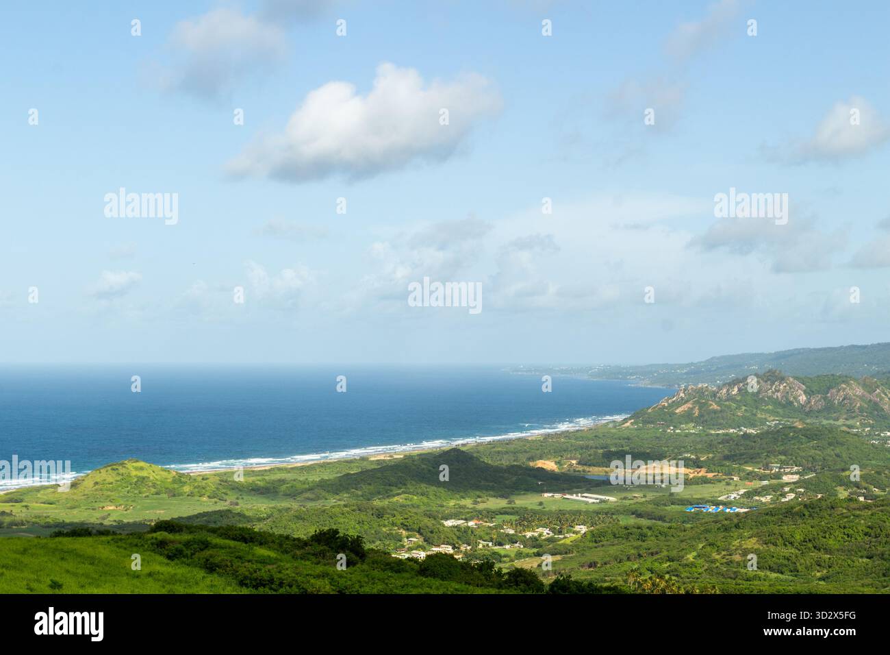 Cherry Tree Hill in Barbados offering panoramic views of lush ...