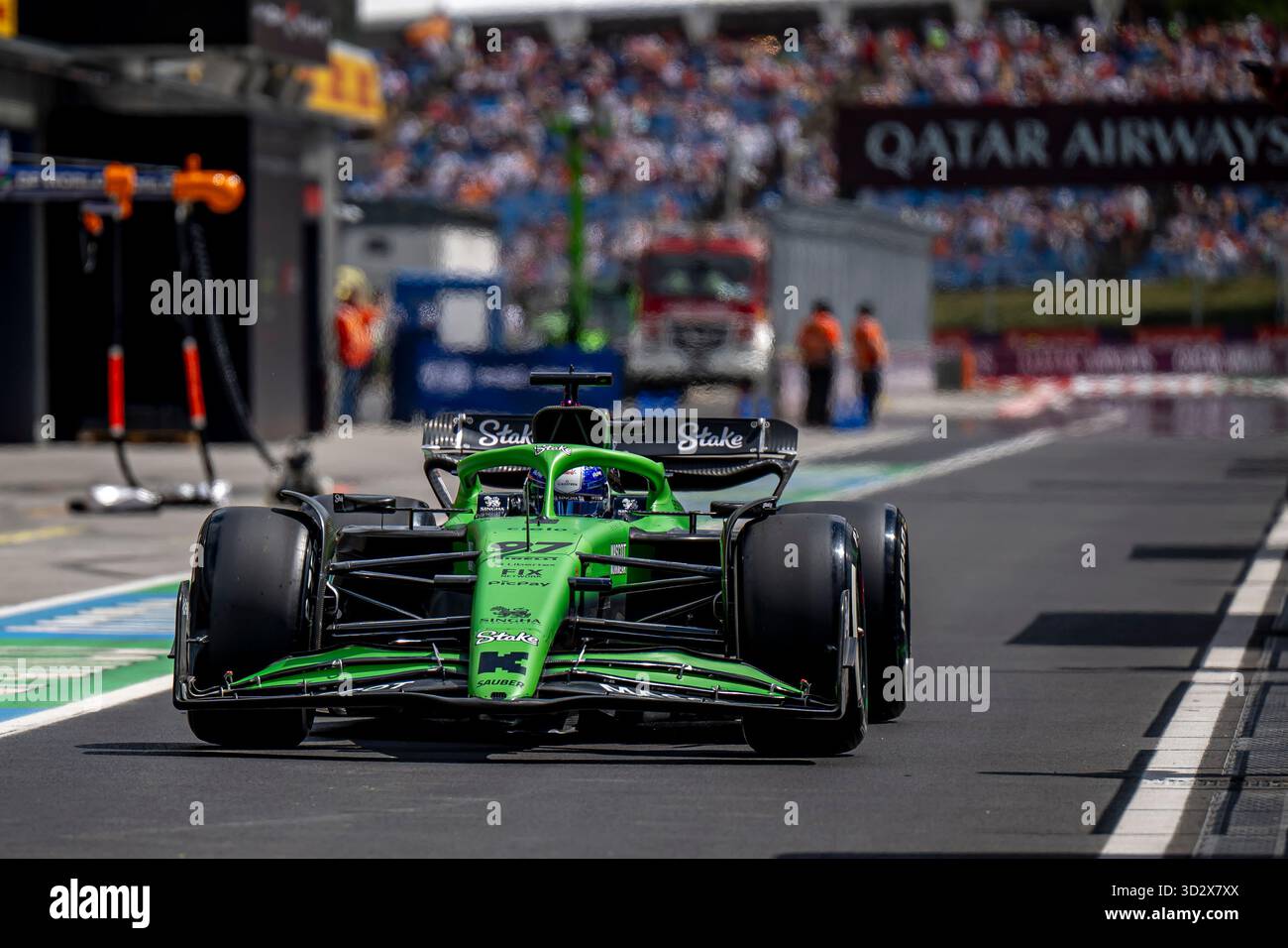 Mogyorod, Hungary, 01 Aug 2025, Paul Aron, The reserve driver for the ...