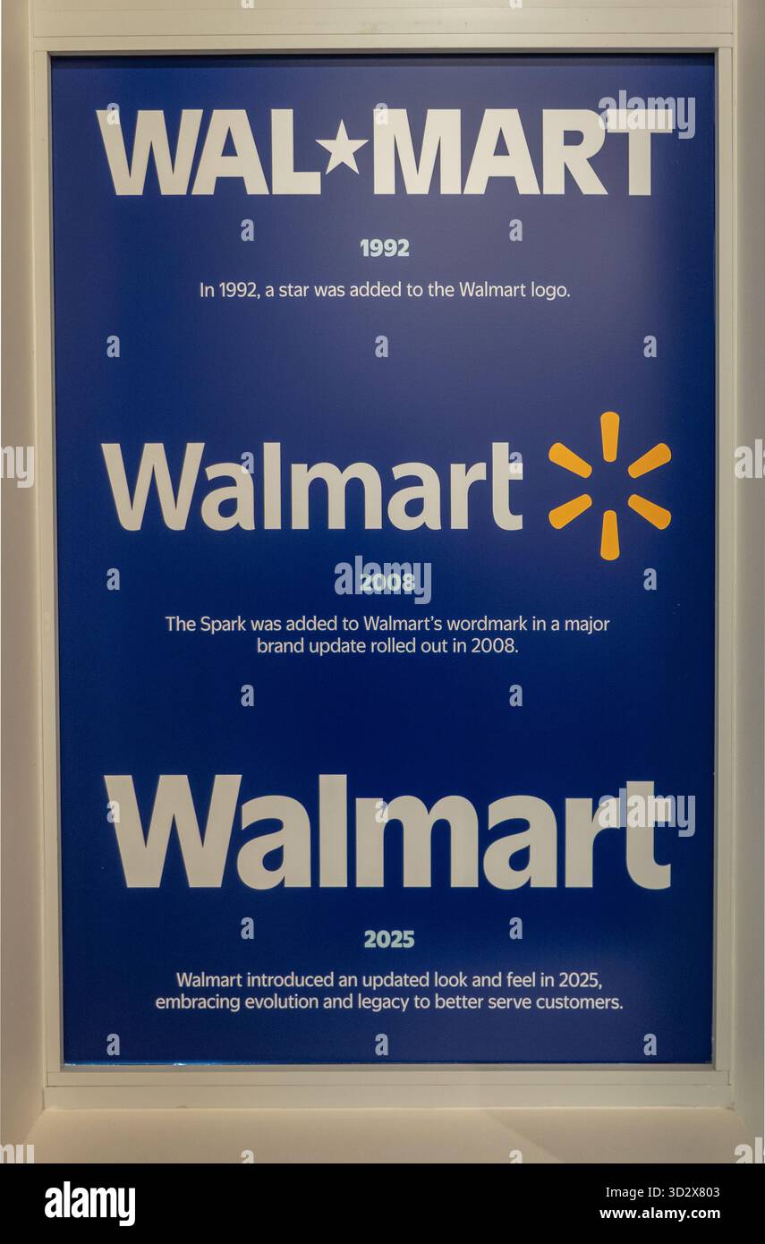 the Walmart Museum in downtown Bentonville Arkansas Stock Photo - Alamy