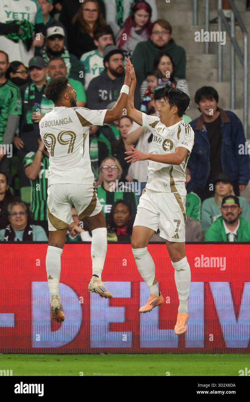 AUSTIN, TX - NOVEMBER 02: Forward Son Heung-Min #7 of Los Angeles FC ...