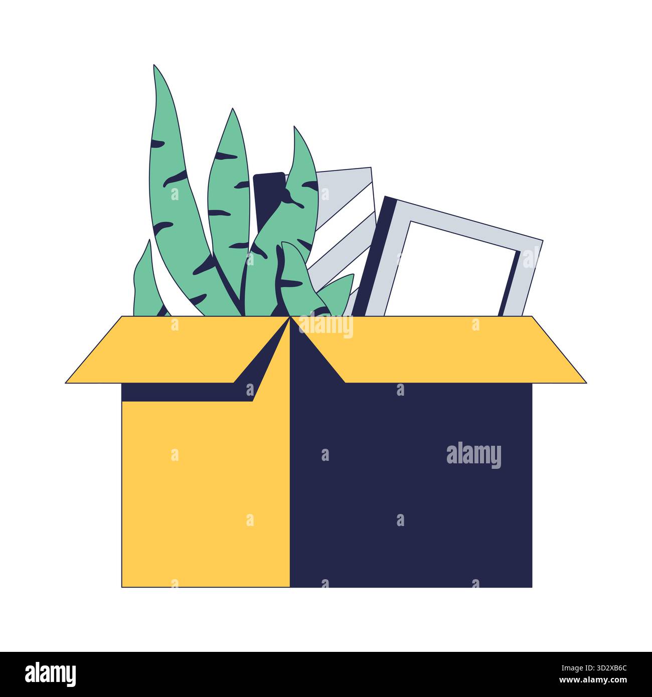 Open box personal belongings hi-res stock photography and images - Alamy