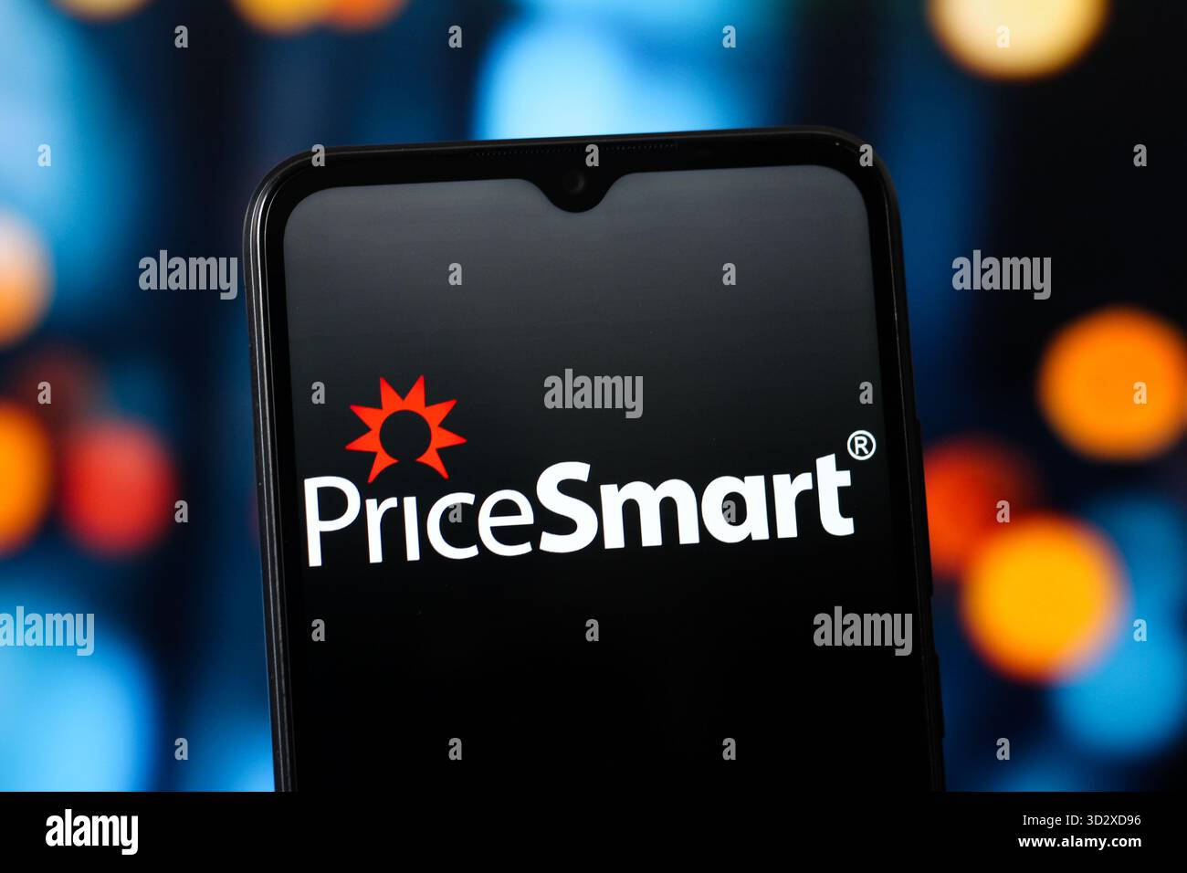In this photo illustration, the PriceSmart (Price Smart) logo is seen ...
