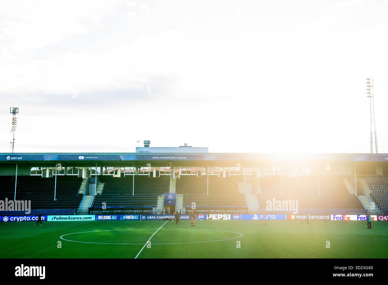 Bodø 20251103. Bodø/Glimts home ground, Aspmyra stadium before the ...