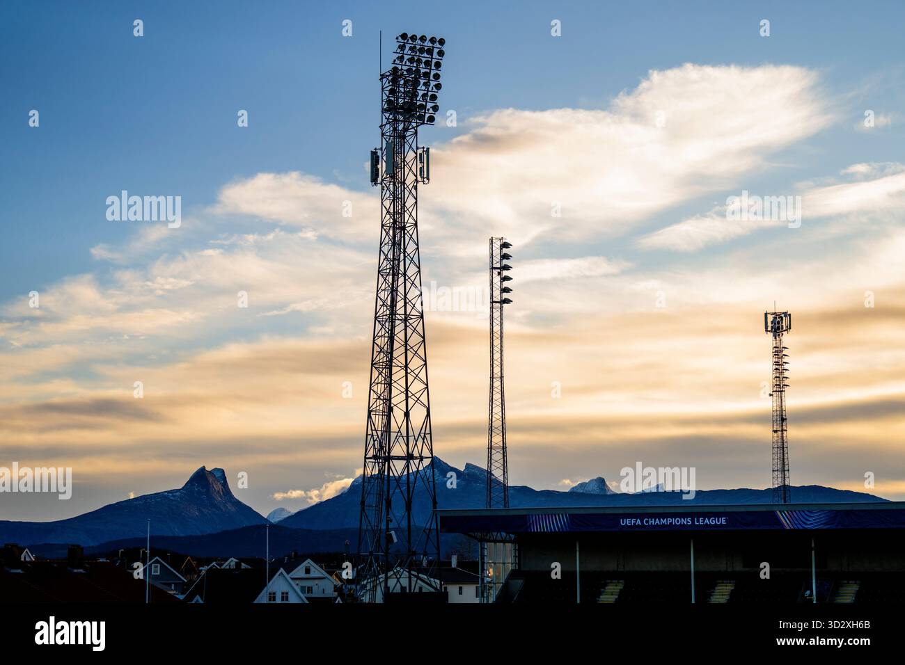 Bodø 20251103. Bodø/Glimts home ground, Aspmyra stadium before the ...