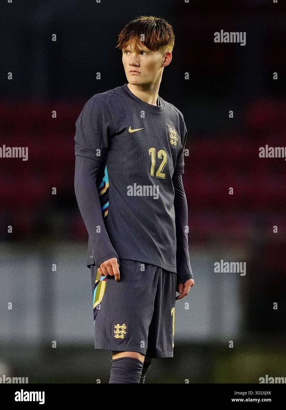 England's Archie Thornton during the UEFA European Under-17 Championship qualifying match at the ...