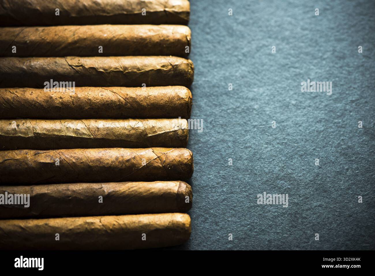 Cigars border background with copy space Stock Photo - Alamy