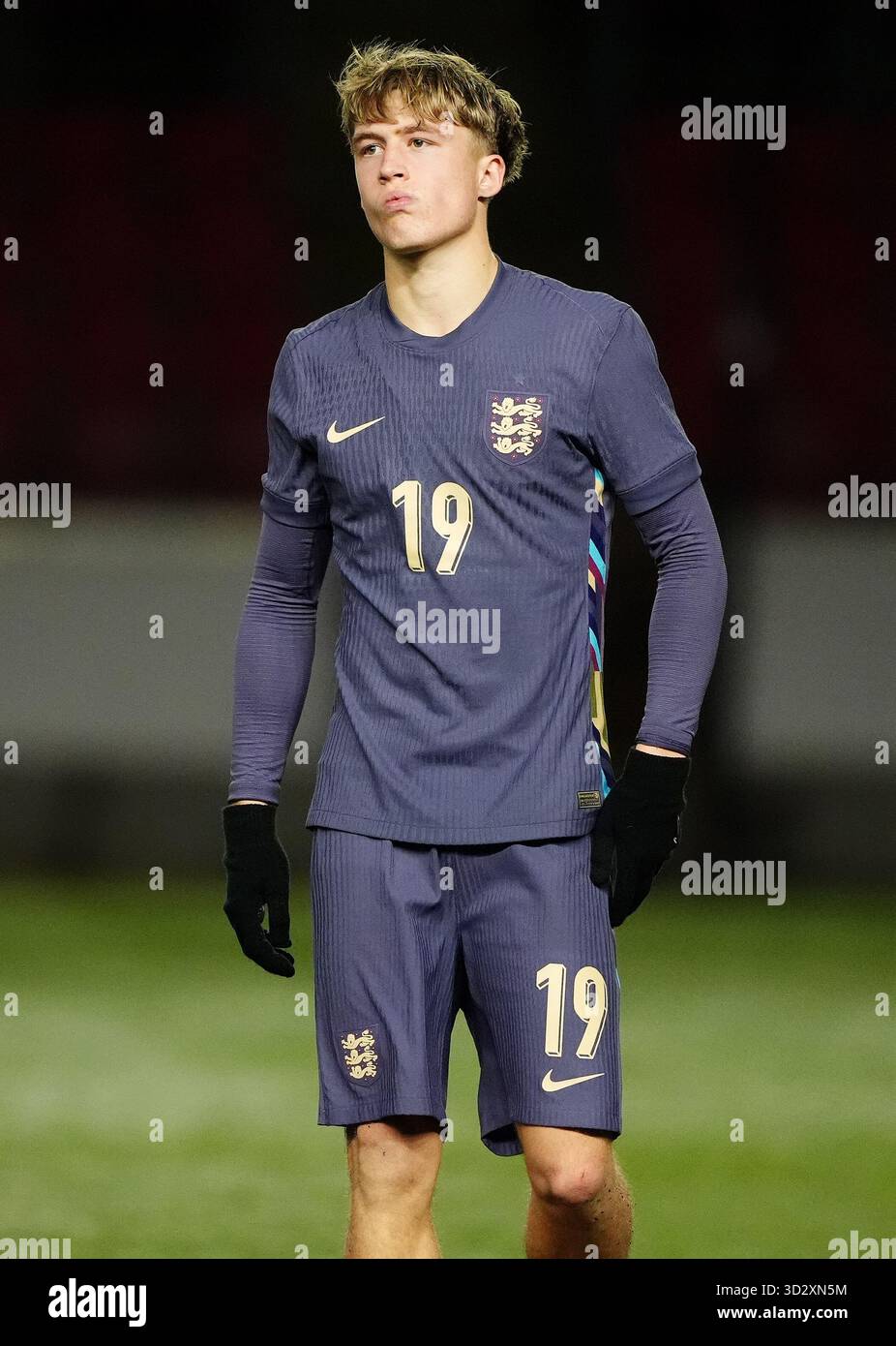 England's Oliver Boast reacts during the UEFA European Under-17 ...