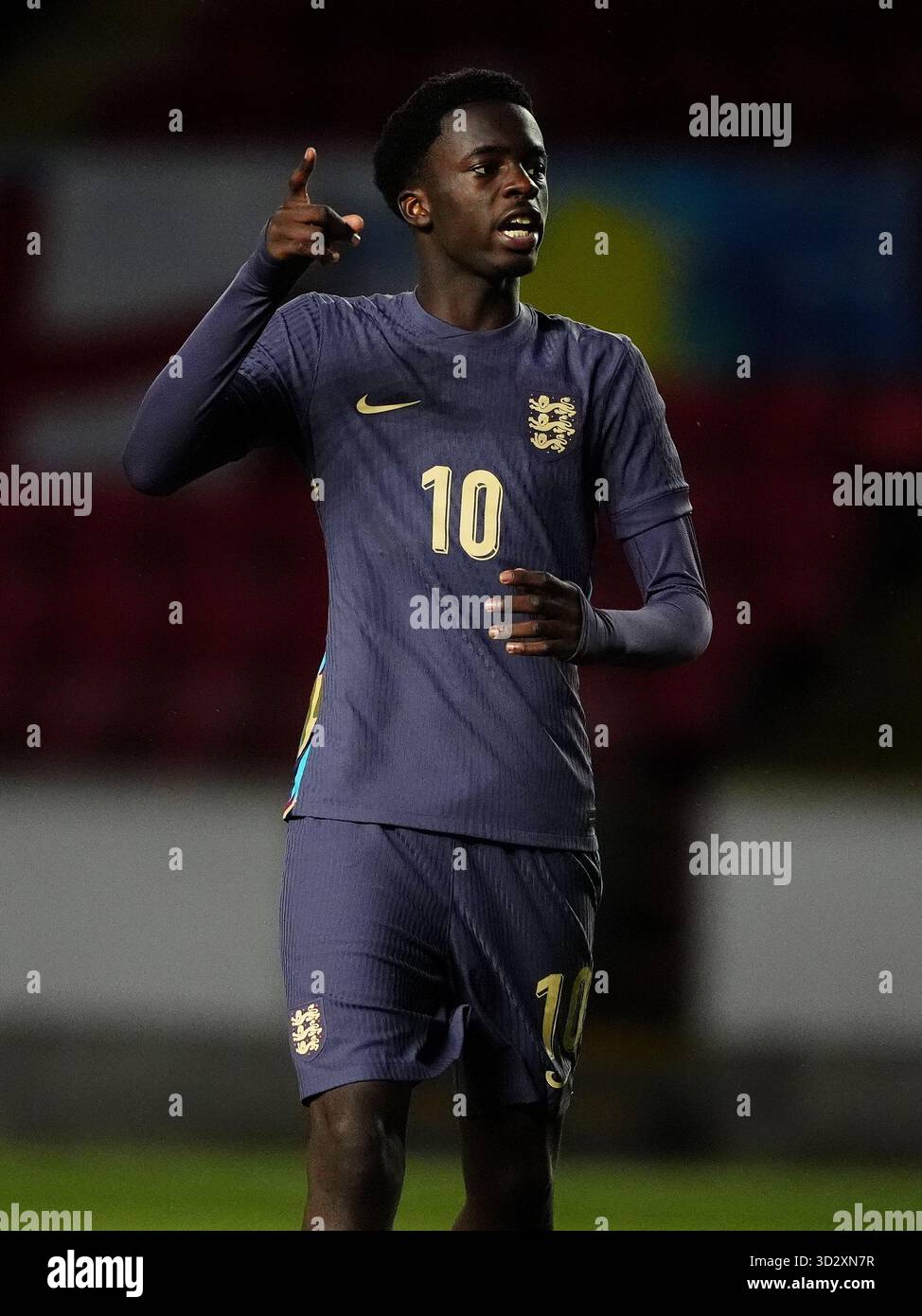 England's Sam Alabi during the UEFA European Under-17 Championship ...