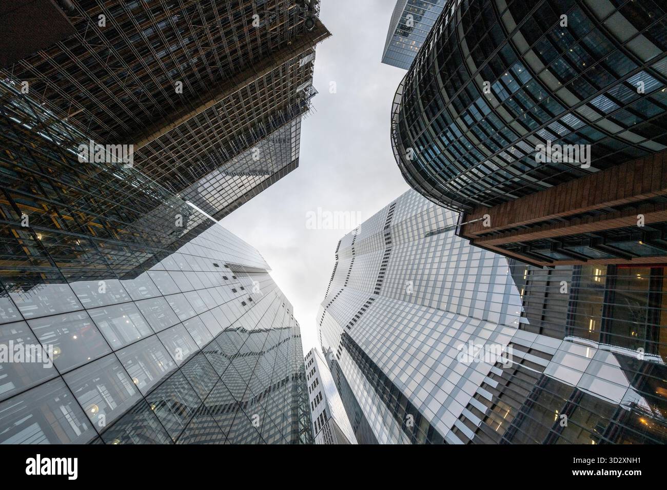 London, UK. 3 November 2025. (L) 1 Undershaft, currently being ...