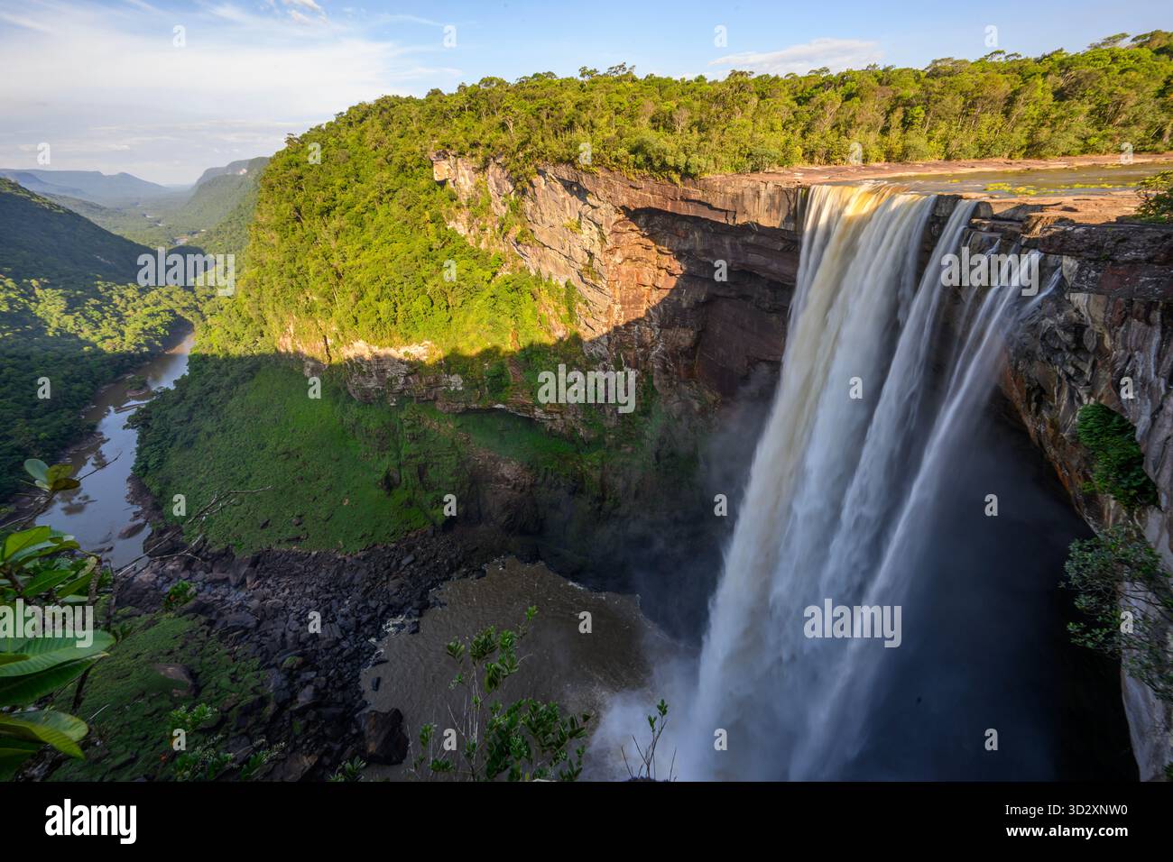Kaieteur Falls is one of the most powerful single-drop waterfalls[1] in ...