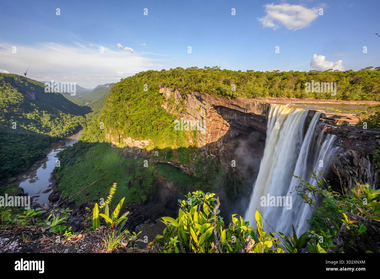 Kaieteur Falls is one of the most powerful single-drop waterfalls[1] in ...
