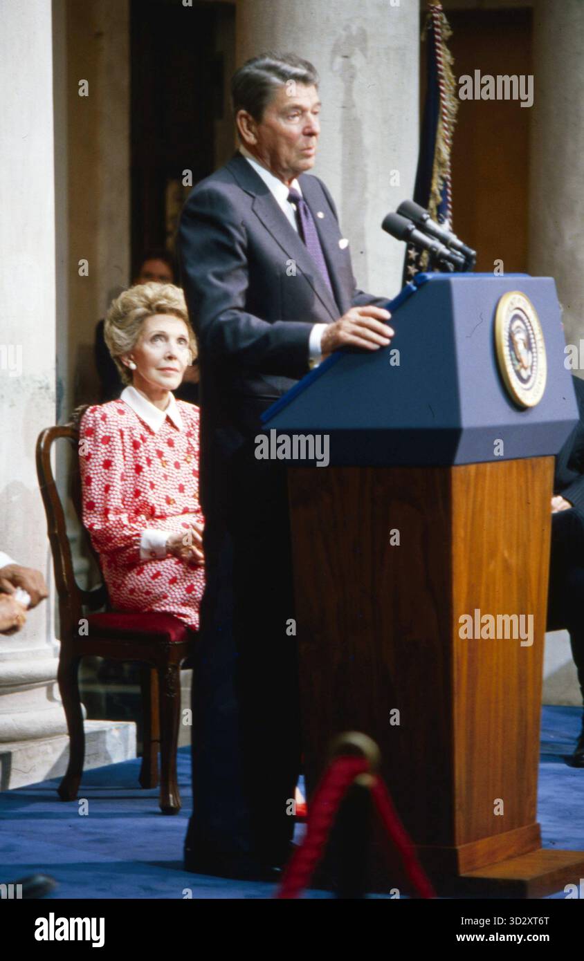 1987 Archivio Storico Olycom/Lapresse Ronald Wilson Reagan (Tampico, 6 ...