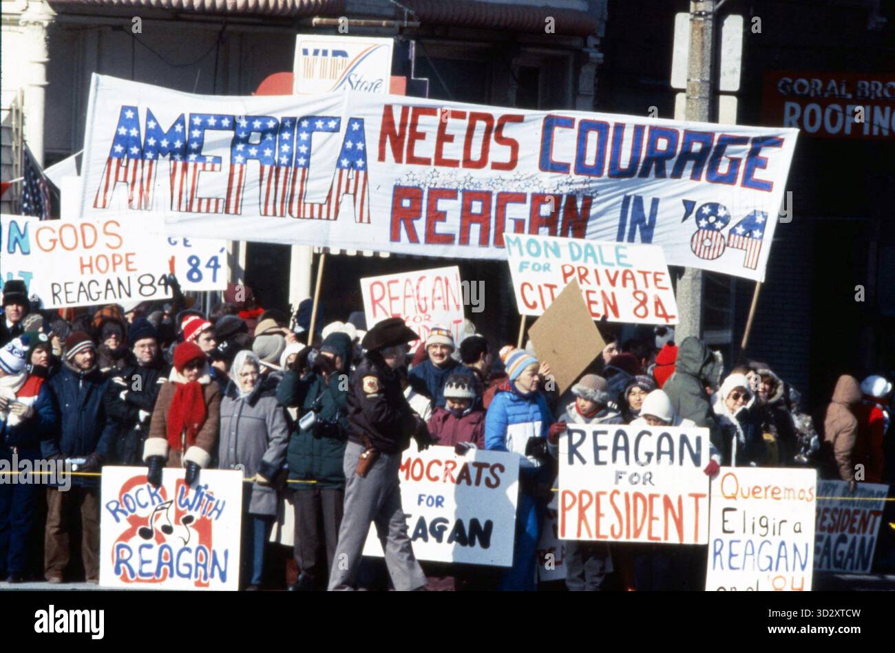 6 Febbraio 1984 Dixon Illinois Archivio Storico Olycom/Lapresse Ronald ...