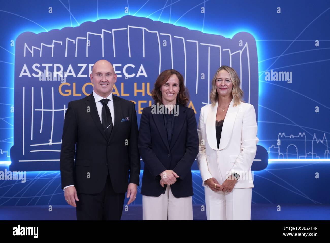 (L-R) The president of AstraZeneca Spain, Rick R.Suarez 03 NOVEMBER ...