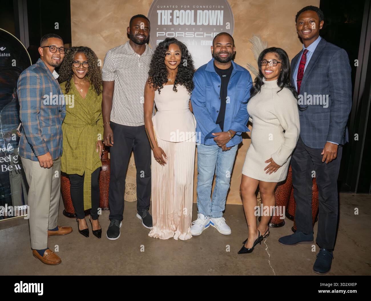 (L-R) Mike Drey, Veronica Drey, Kerv Simmons, Raisha Smith, Larry ...