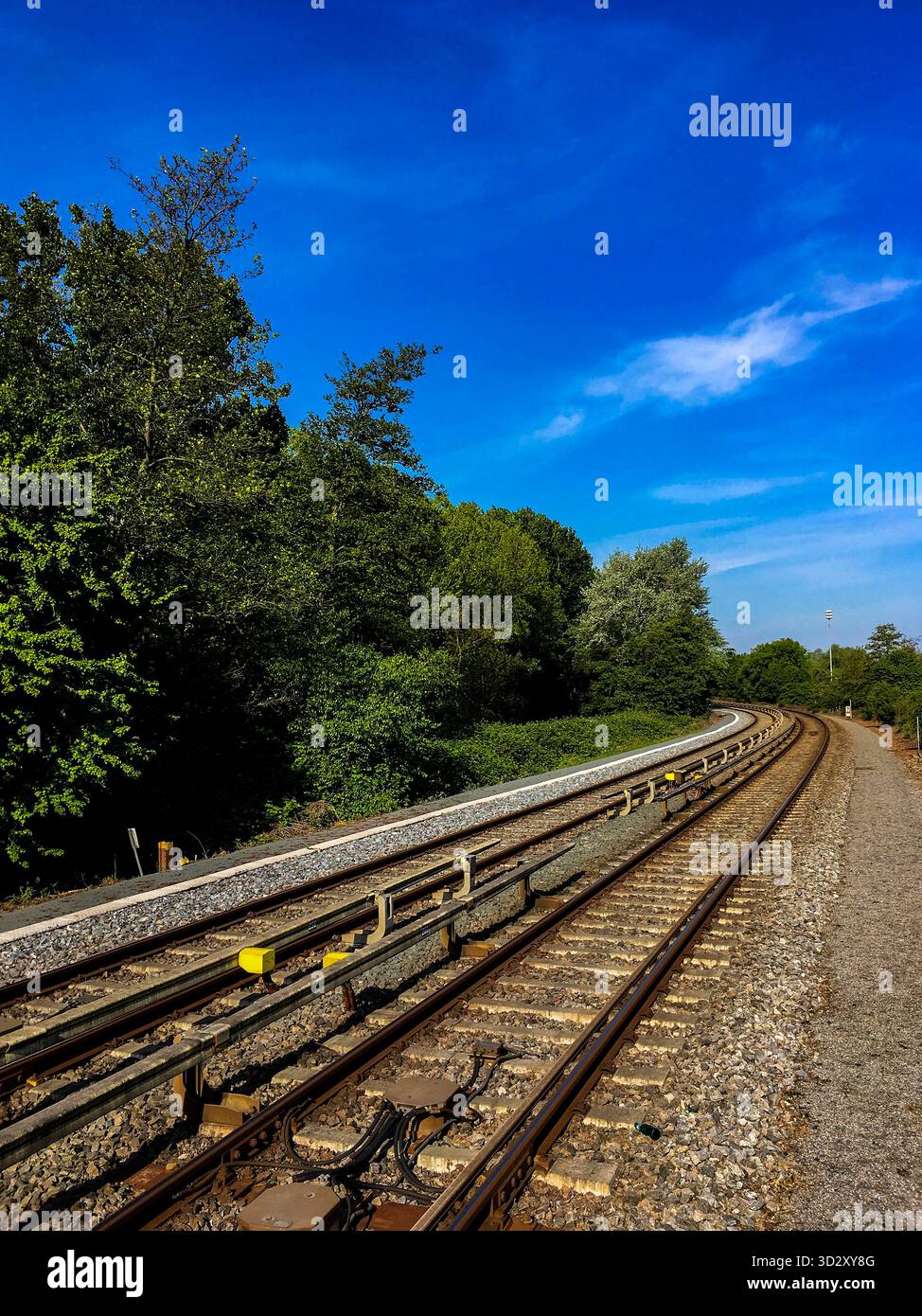 Subway Train Track. Subway Train Track west bound into Spijkenisse ...