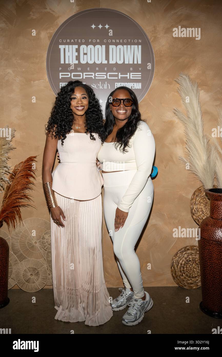 Raisha Smith and Alicia Williams attend the Cool Down Powered By ...