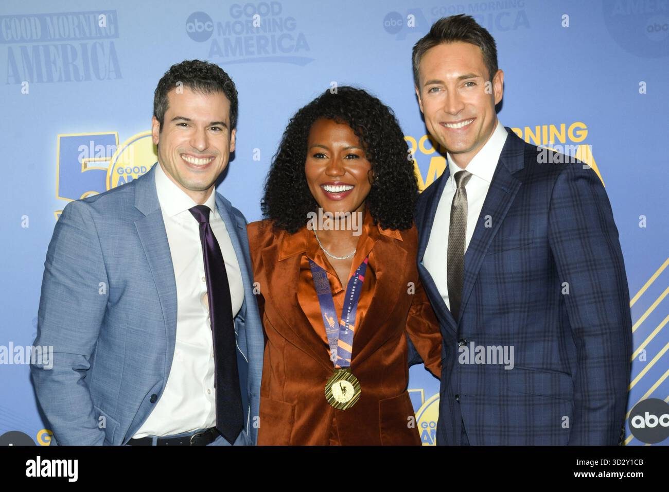Gio Benitez, Janai Norman and Whit Johnson attend the "Good Morning ...