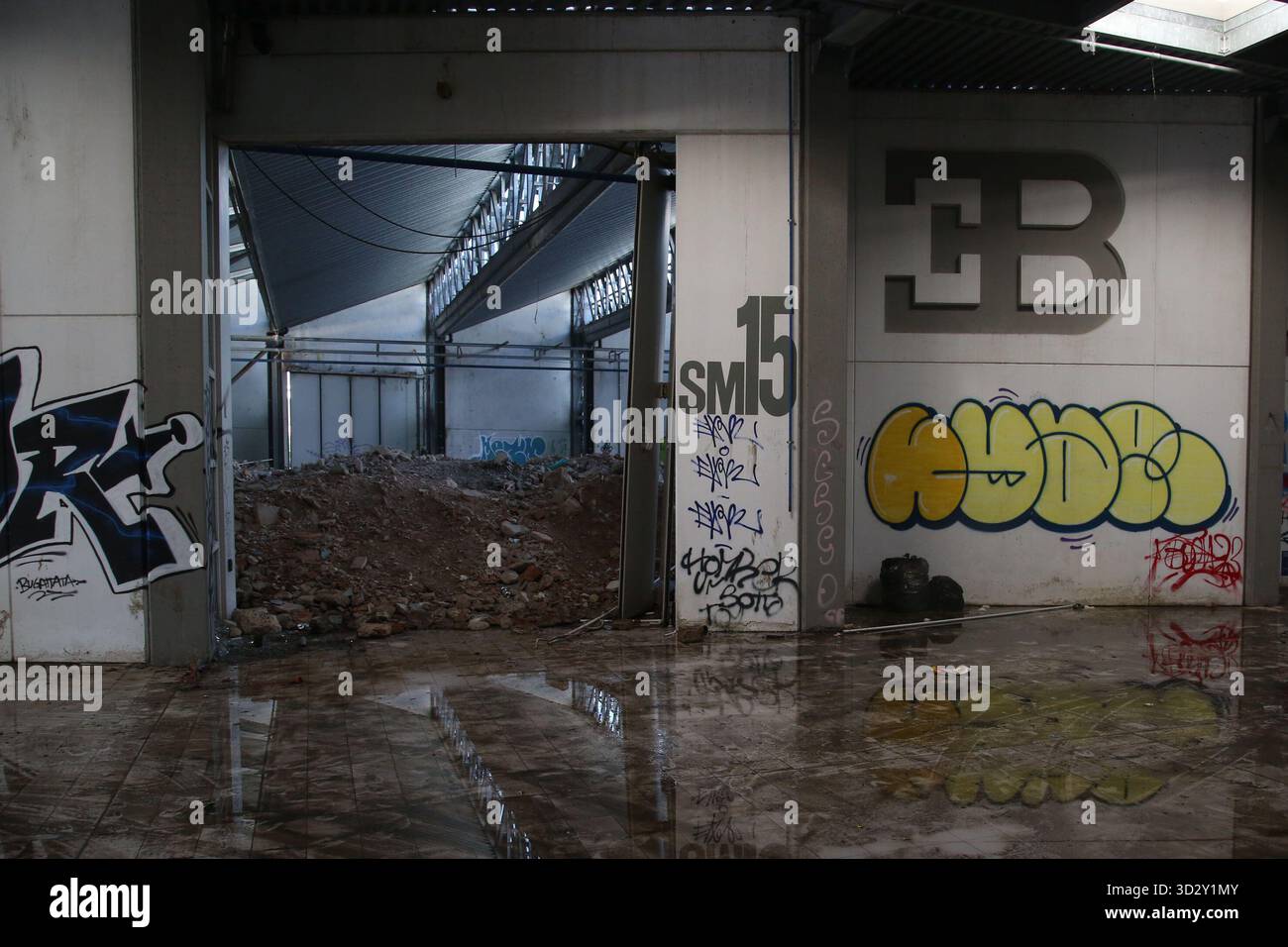 Campogalliano (Modena). The former Bugatti factory, following the end ...