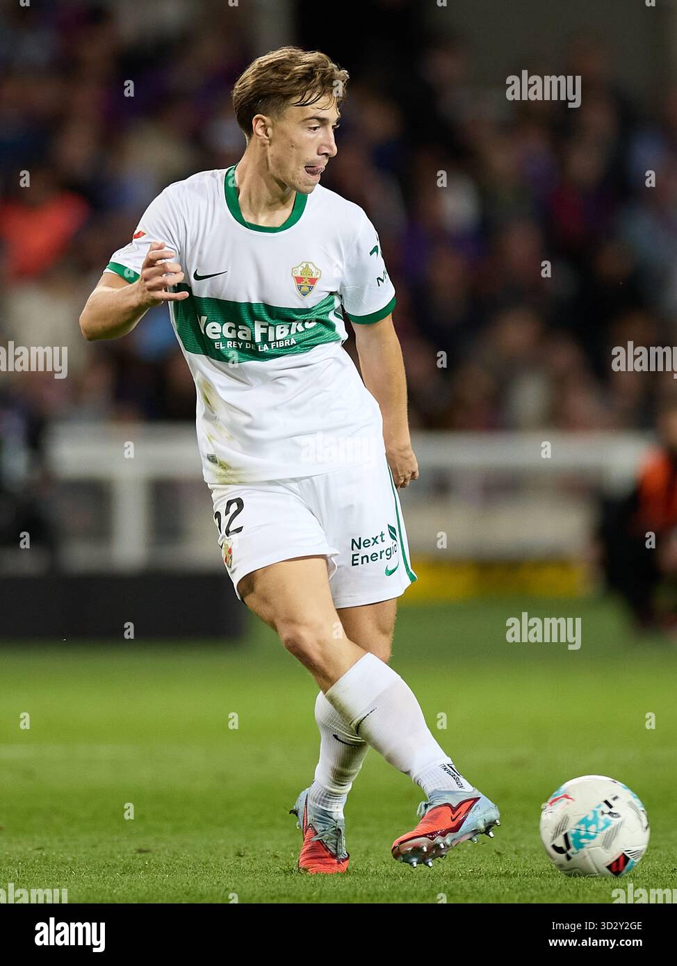 David Affengruber of Elche CF in action during the LaLiga EA Sports ...
