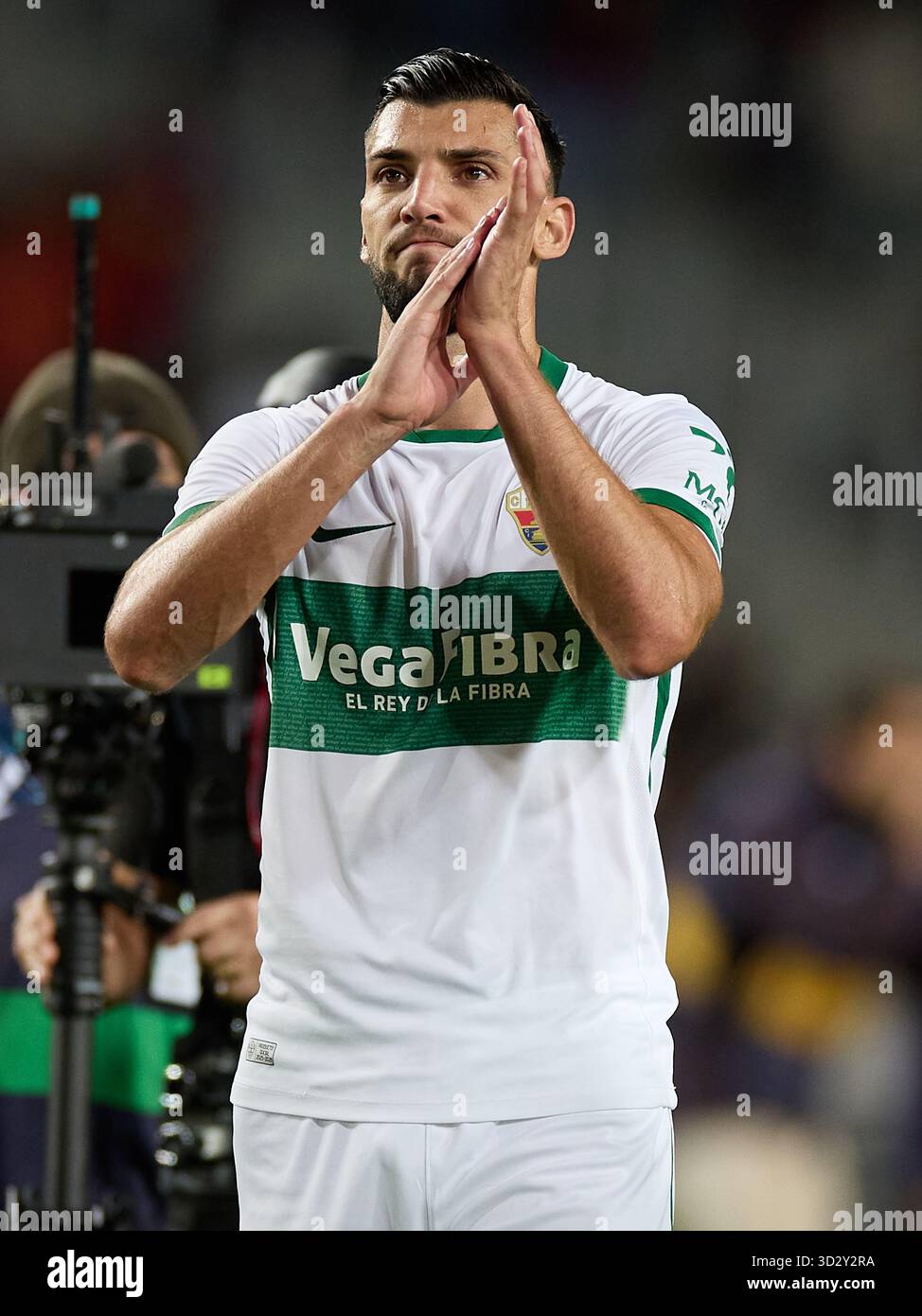 Rafa Mir of Elche CF during the LaLiga EA Sports match between FC Barcelona v Elche at the Lluis ...