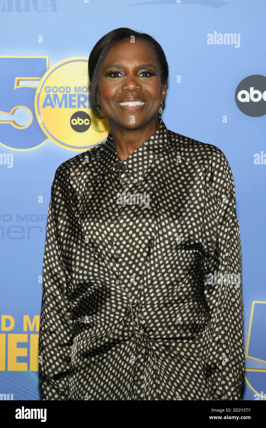 Deborah Roberts attends the "Good Morning America" 50th Anniversary ...