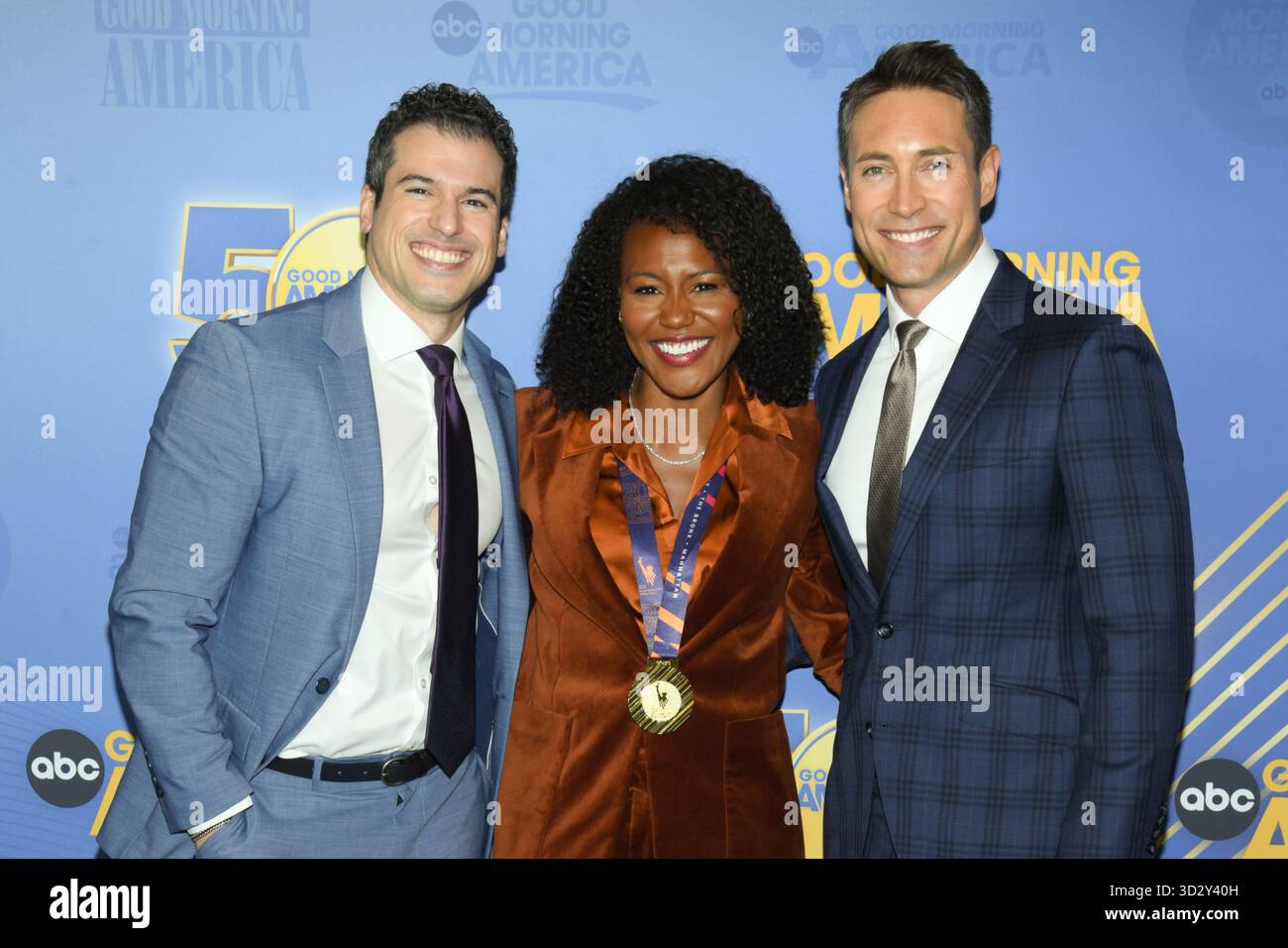 Gio Benitez, Janai Norman and Whit Johnson attend the "Good Morning ...