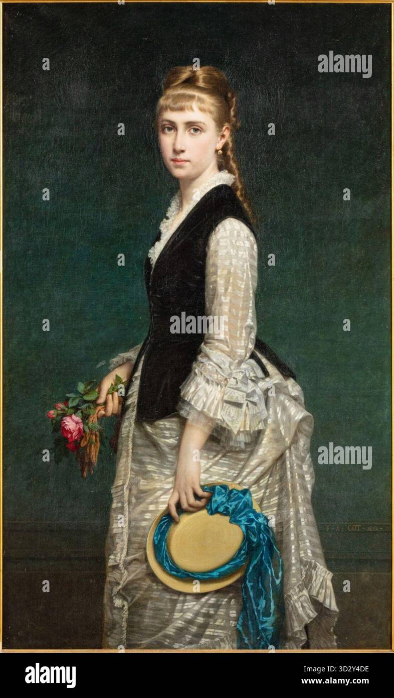 PA Cot-Portrait Alice Heine princesse de Monaco-1874-Frame Stock Photo ...