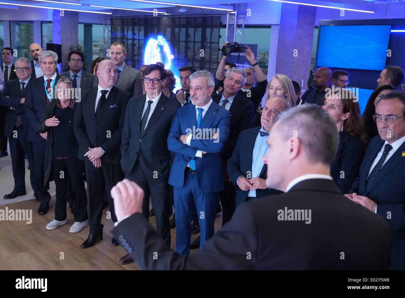 (L-R) The president of AstraZeneca Spain, Rick R.Suarez 03 NOVEMBER ...