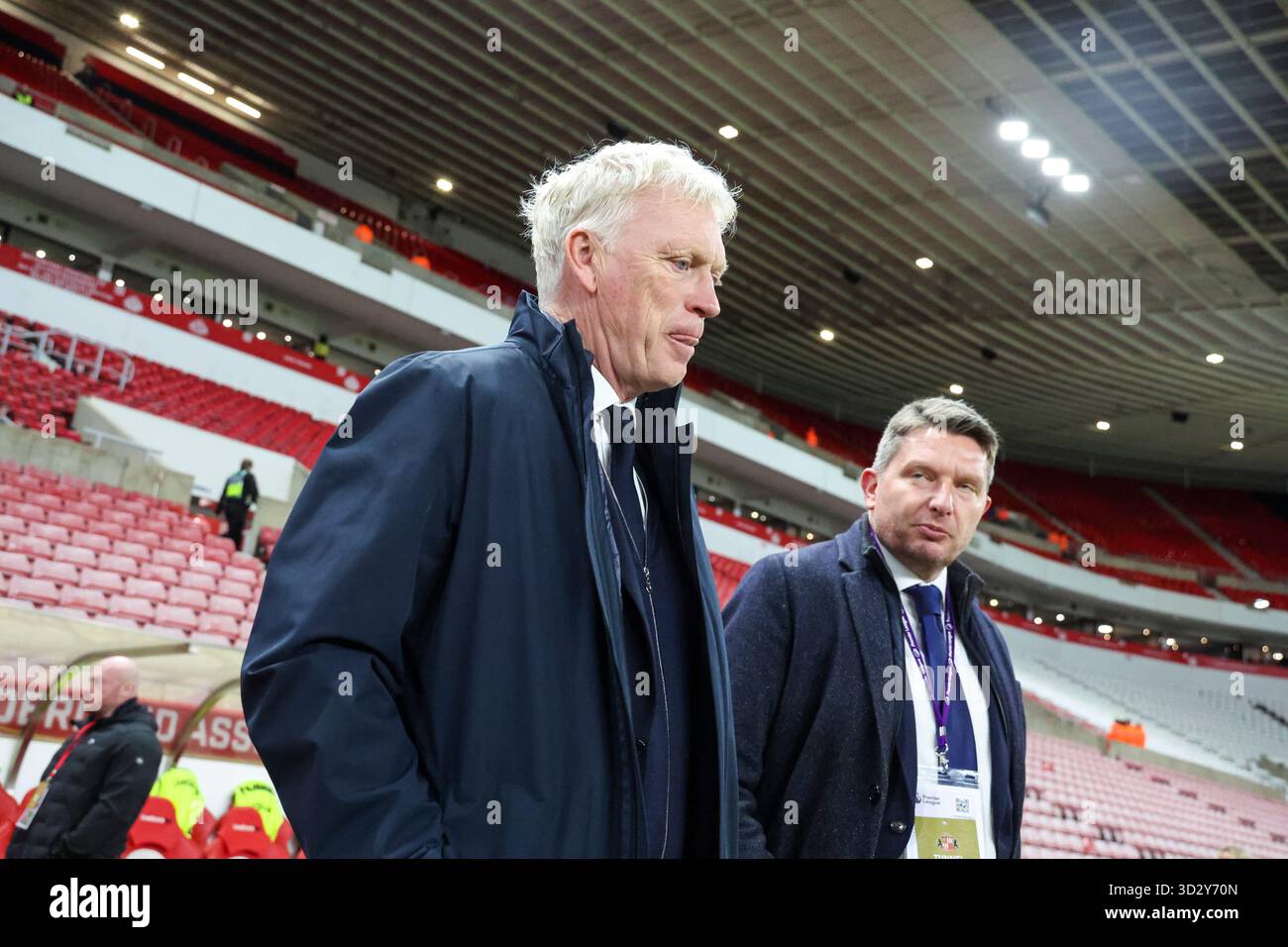 Sunderland, England, 3rd November 2025. David Moyes manager of Everton ...