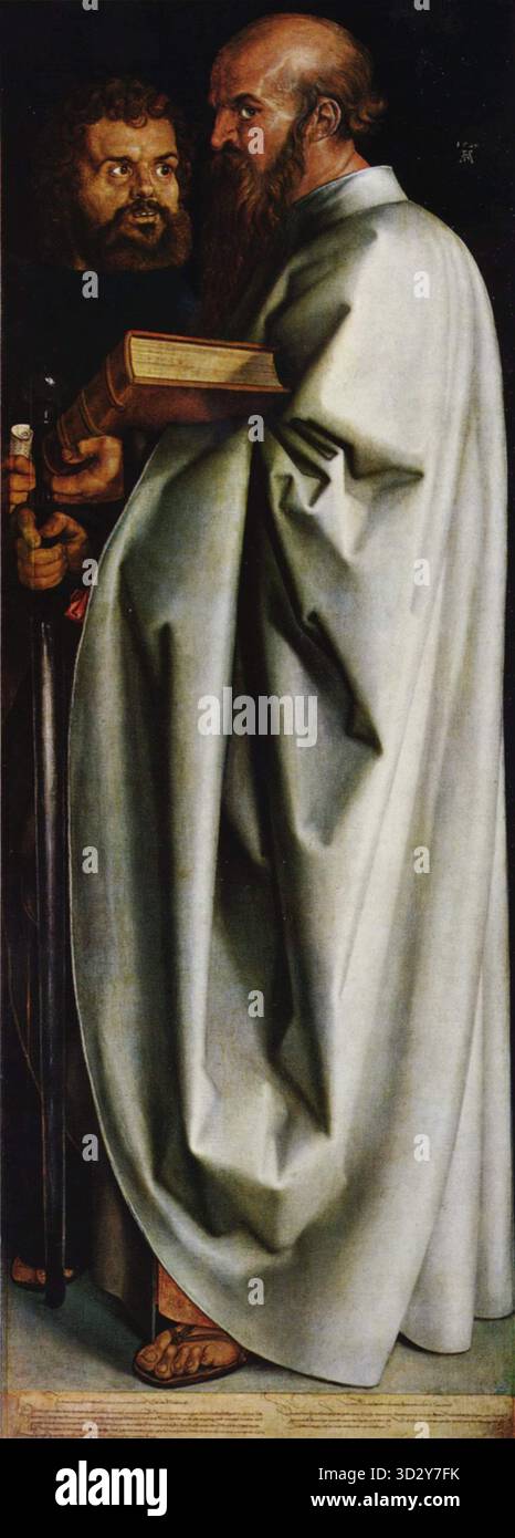 The Four Apostles by is a Renaissance style diptych painting created by ...