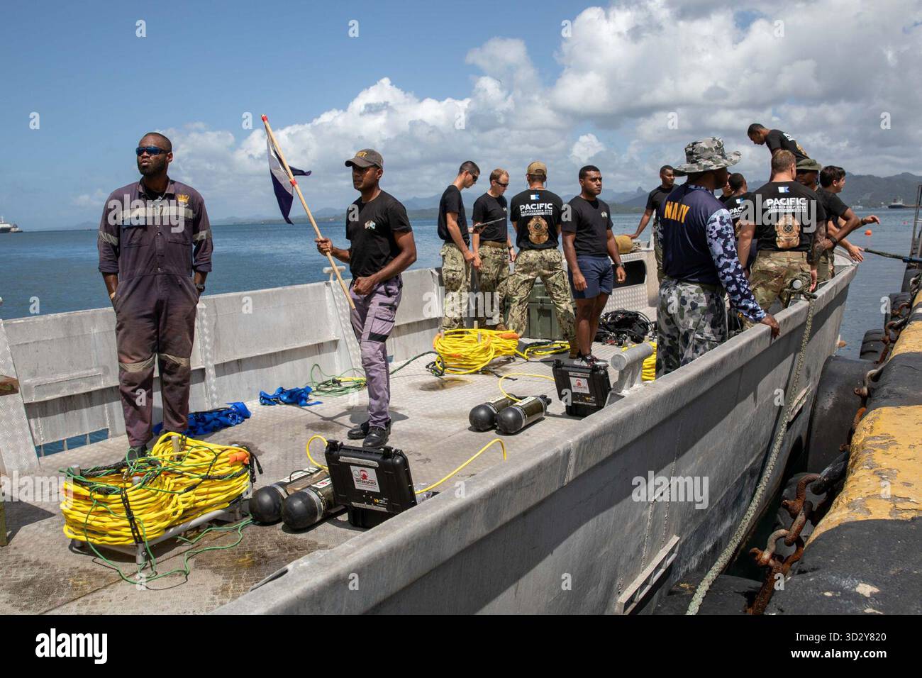 Pacific Partnership 2023 and the Republic of Fiji Military Forces dive ...