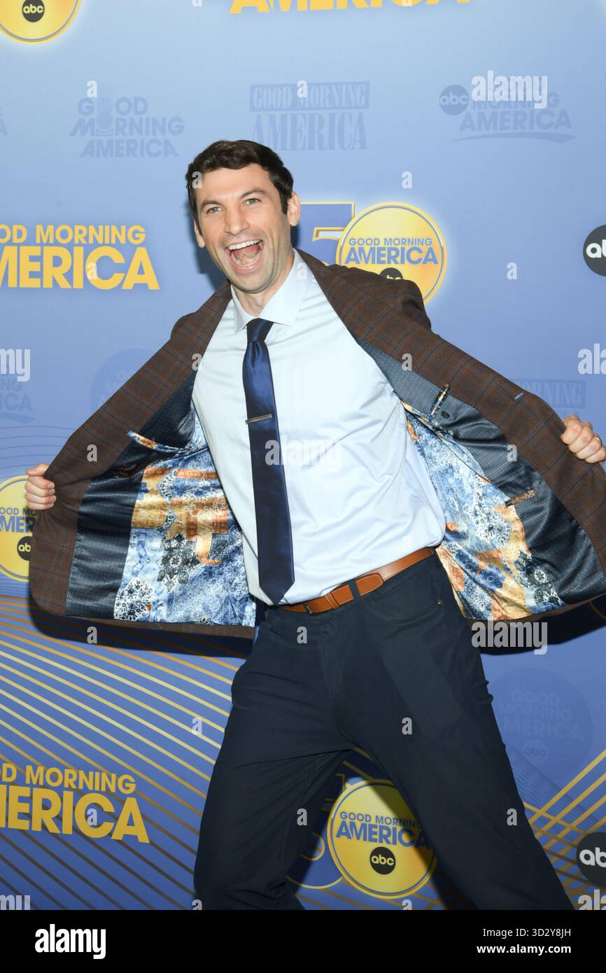 Danny New attends the "Good Morning America" 50th Anniversary ...