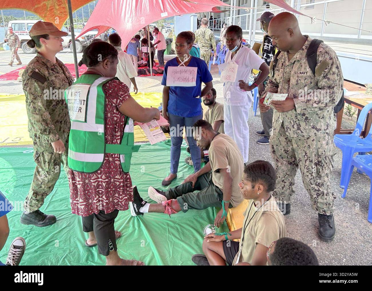 Pacific Partnership 2023- Wewak Mass Casualty Exercise Stock Photo - Alamy