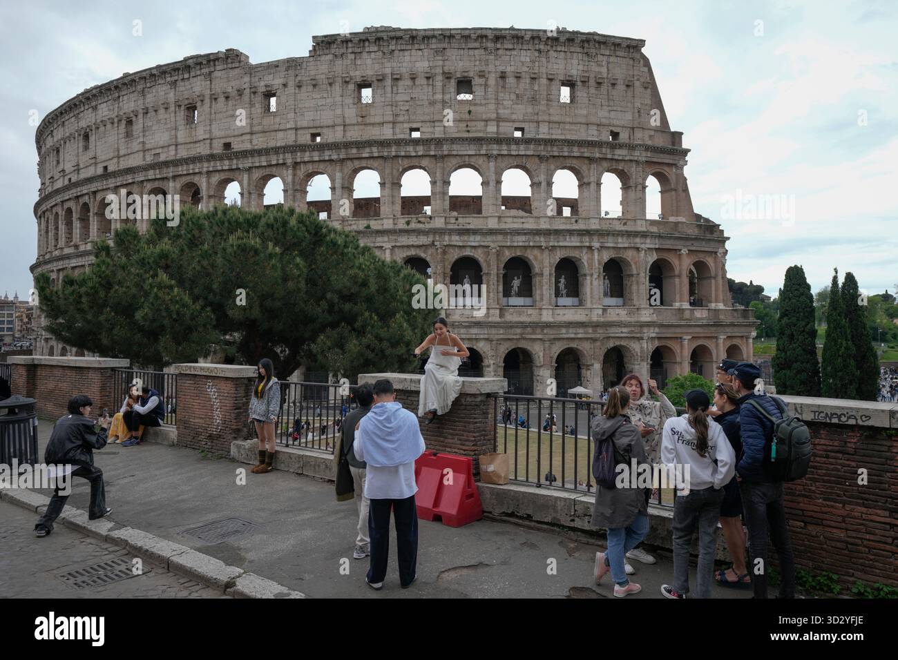 The Colloseum, located near the recently, partially collapsed Torre dei ...