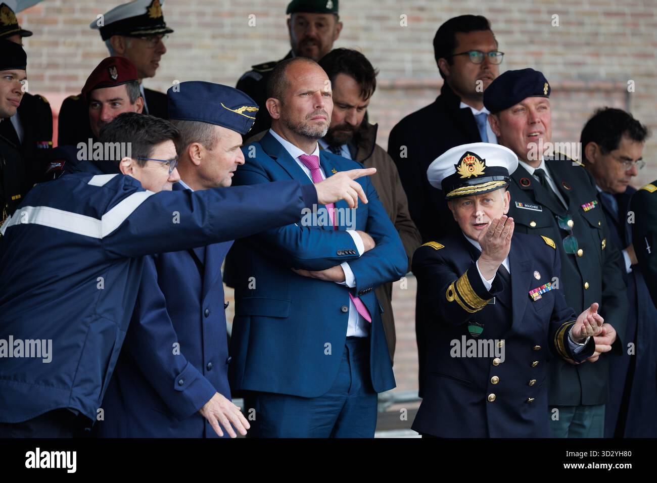 Naval Group CEO Pierre Éric Pommellet, Chief of Defence Frederik ...