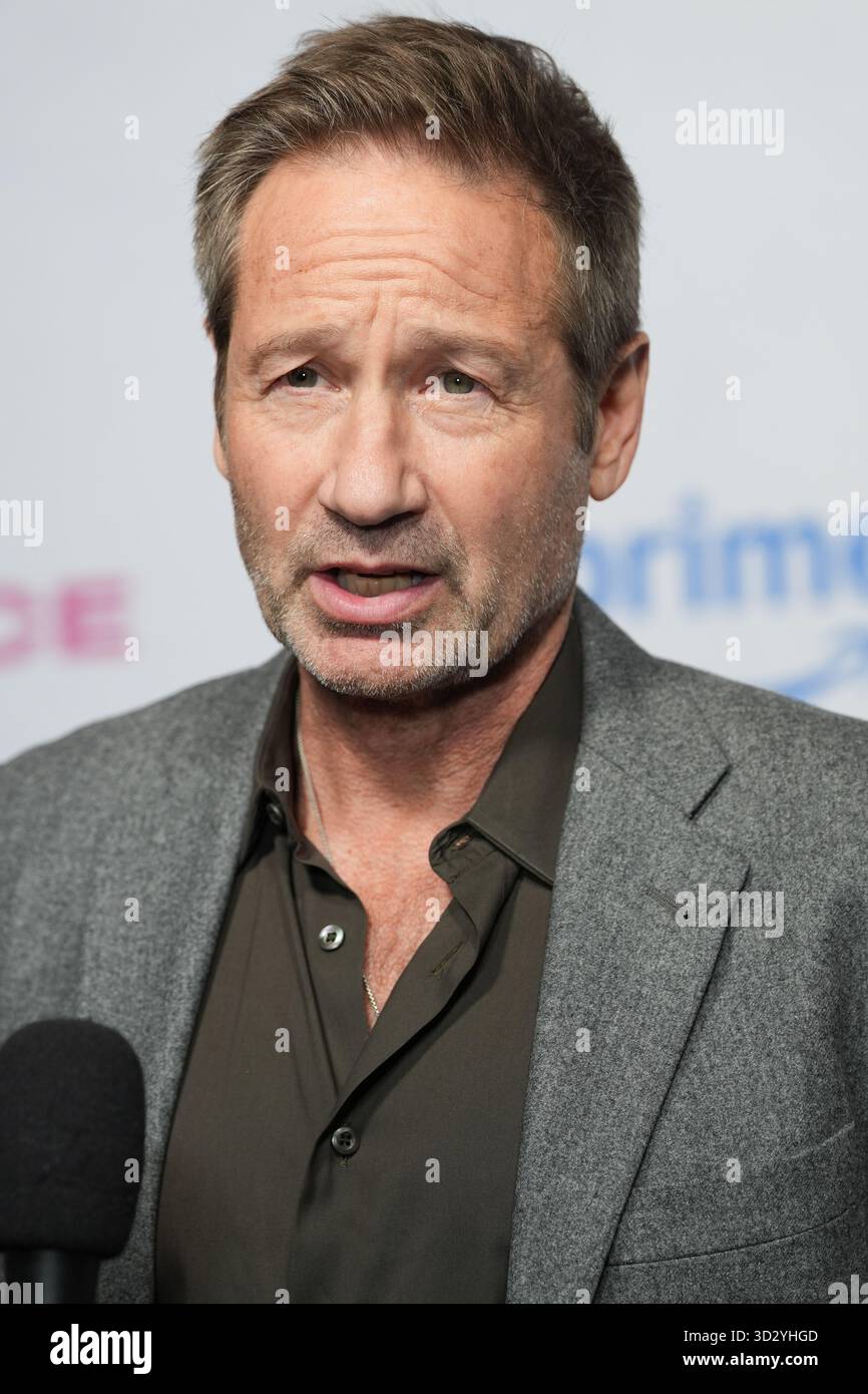 David Duchovny attends the world premiere of Malice, at the BFI Southbank, south London. Picture ...