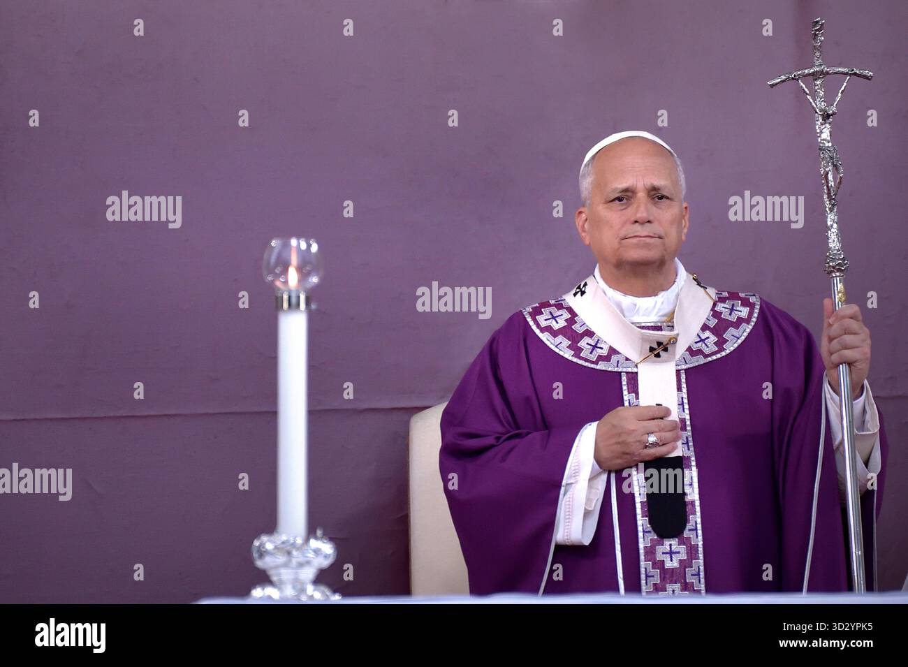 ROME, ITALY, NOVEMBER 02:Pope Leo XIV celebrates a Mass on the occasion ...