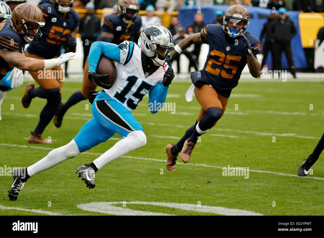 Carolina Panthers wide receiver Jimmy Horn Jr. (15) during an NFL ...