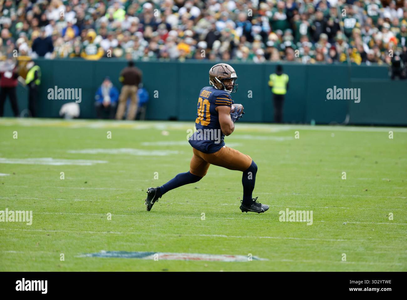 Green Bay Packers running back Chris Brooks (30) during an NFL football ...